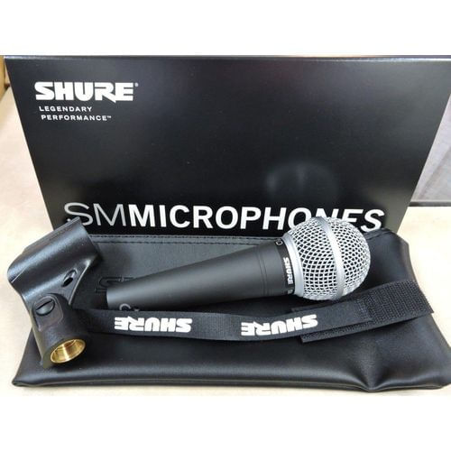 Microfone Shure Sm-48 Lc Lateral Condensador