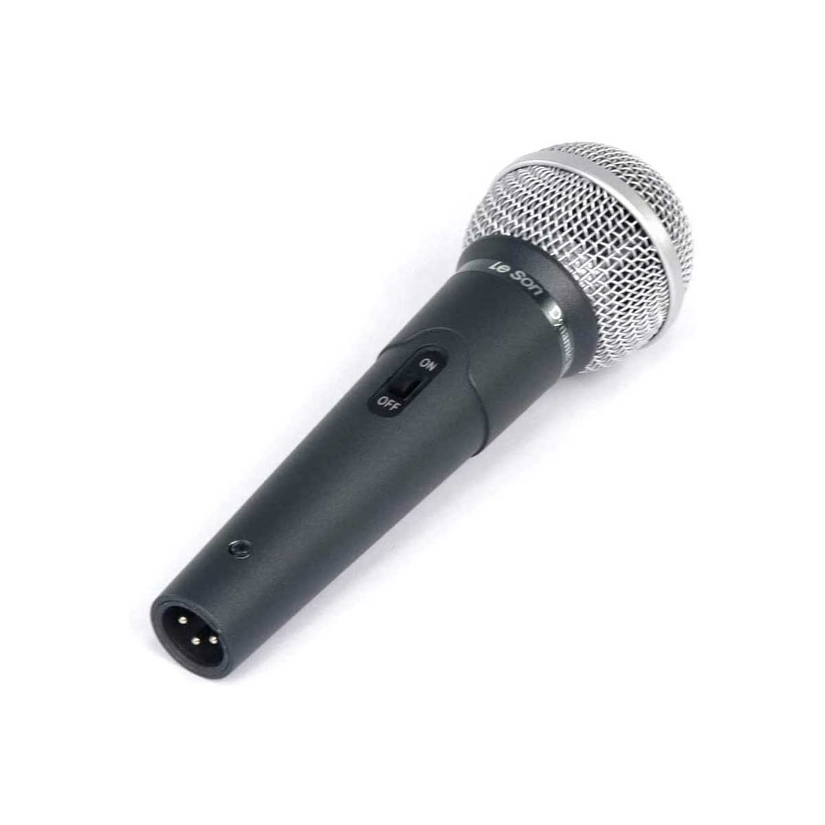 MICROFONE LESON LS-58 DINAMICO COM CABO CHUMBO