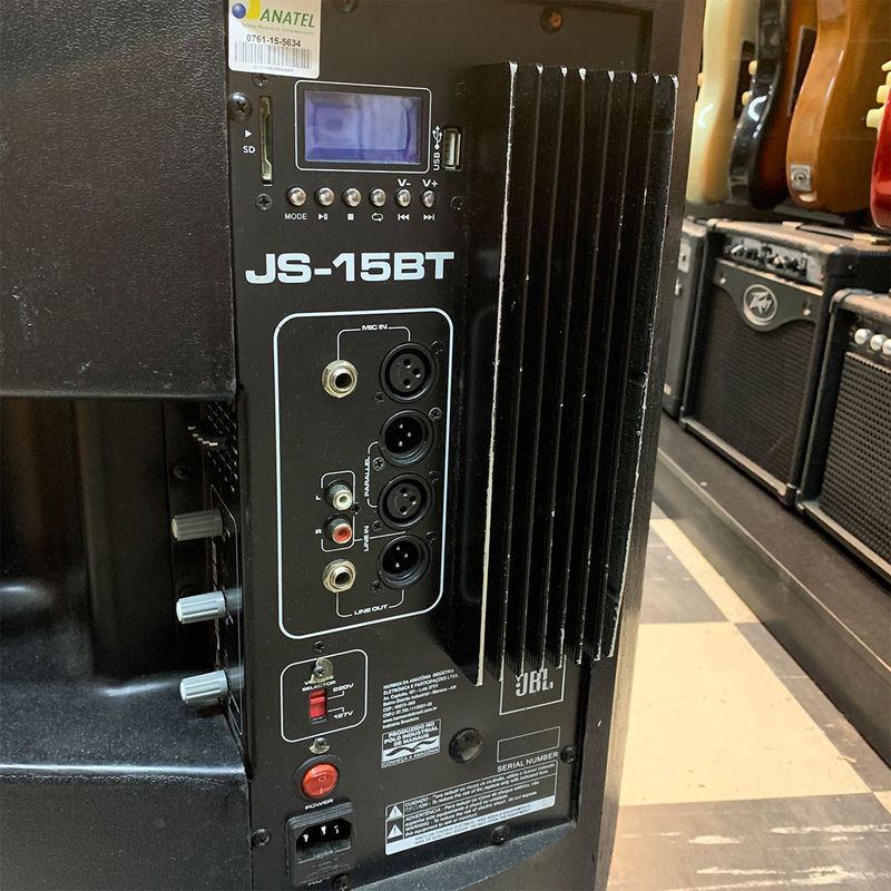 CAIXA ATIVA JBL JS-15BT BLUETOOTH/USB 200WTTS USADO