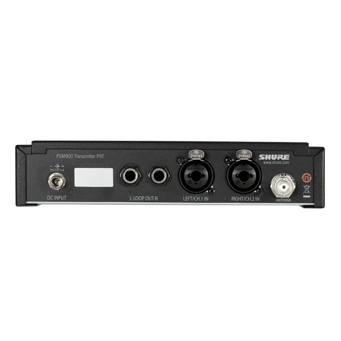 TRANSMISSOR SHURE BASE P9T G6 PARA SISTEMA DE MONITORACAO PSM 900