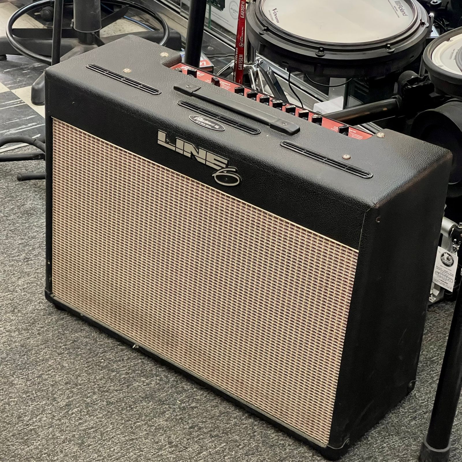 COMBO LINE 6 FLEXTONE II XL 100W COM FOOT FB4 USADO