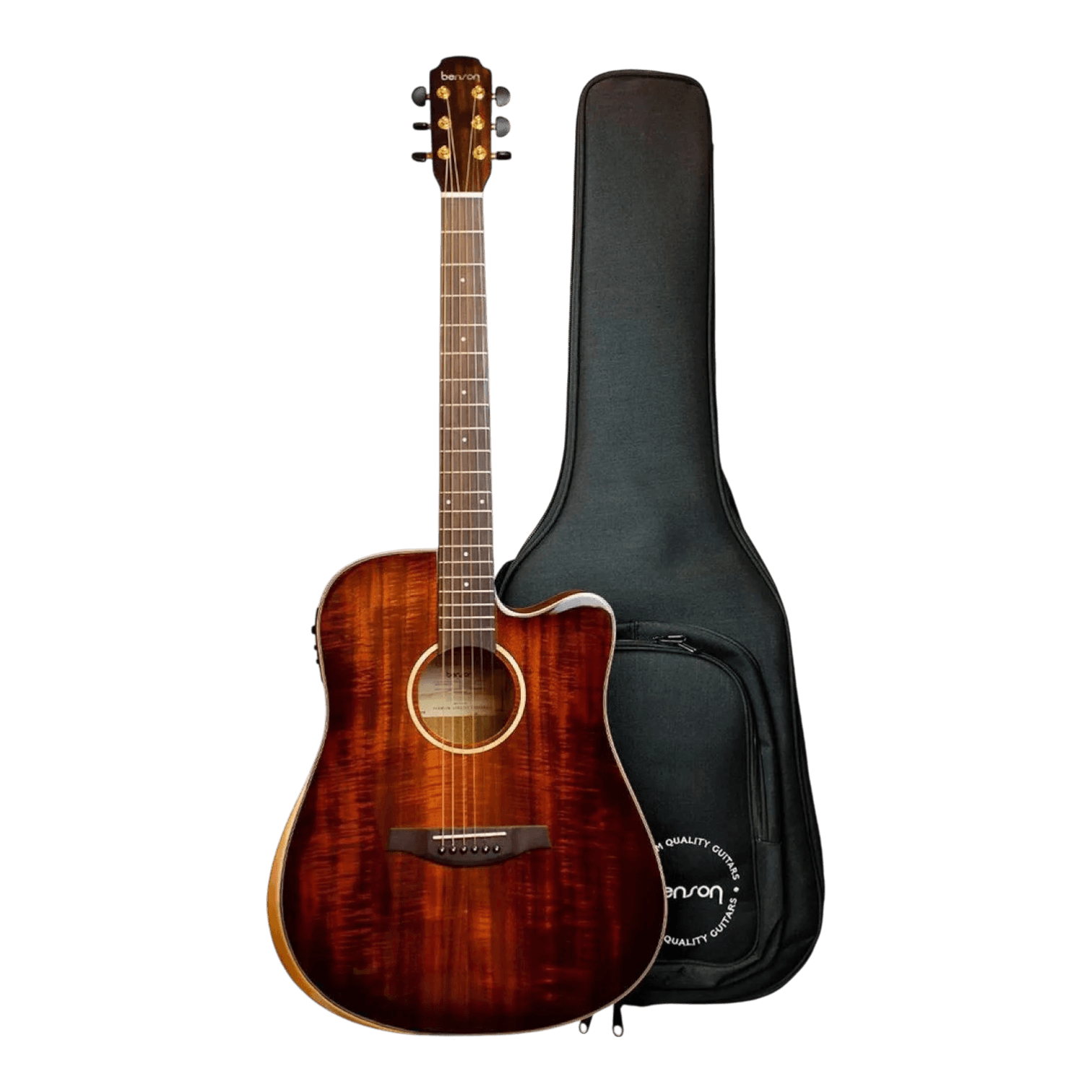 Violao Benson EXD900CE KB Koa Burst Folk